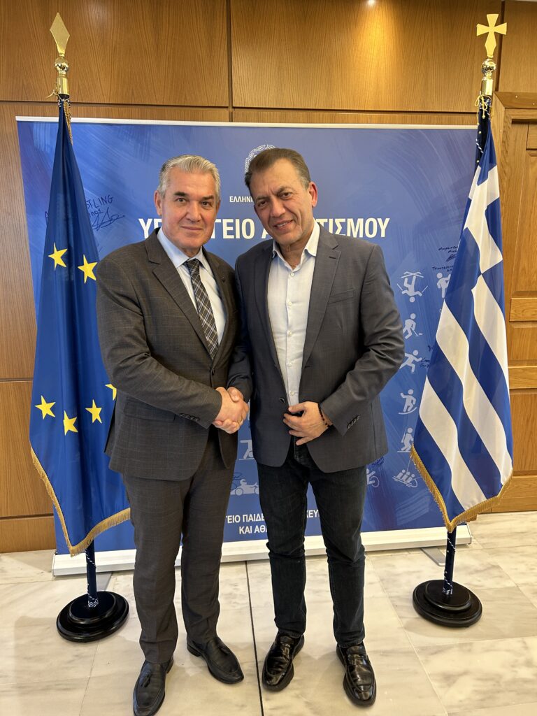 Συνάντηση με τον Αν. Υπουργό Αθλητισμού κ. Γιάννη Βρούτση – Δημήτρης ...
